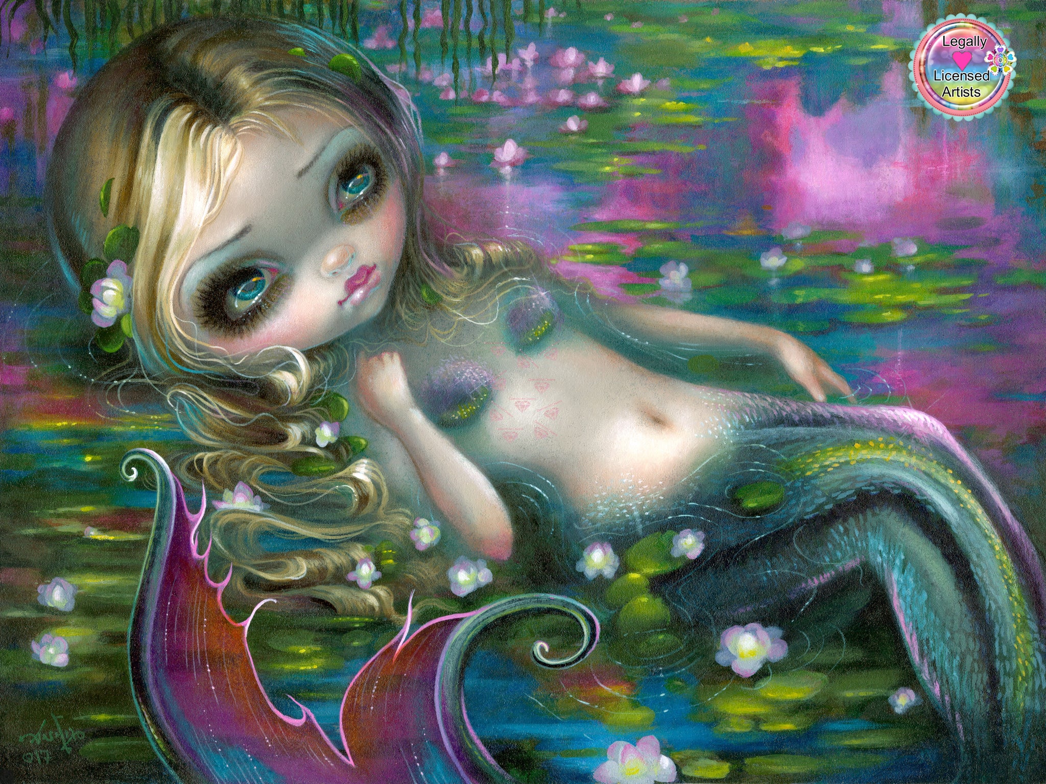 jasmine becket griffith mermaids coloring book